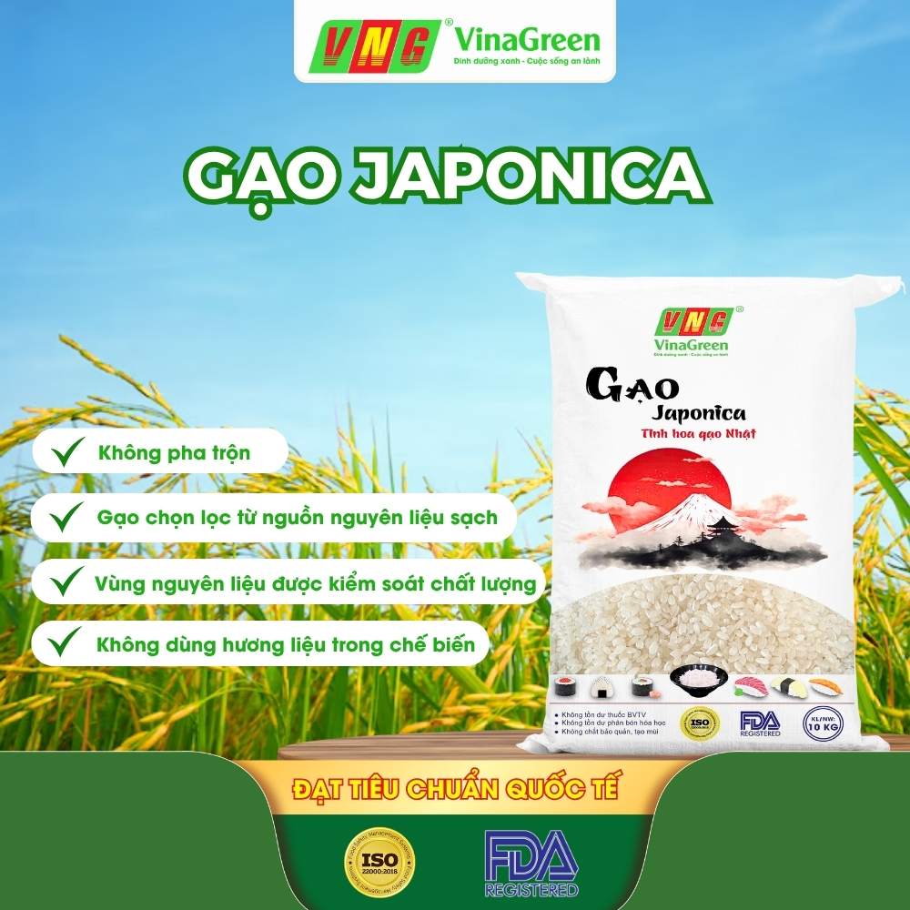 VinaGreen's Japanese Japonica Rice - VinaGreen